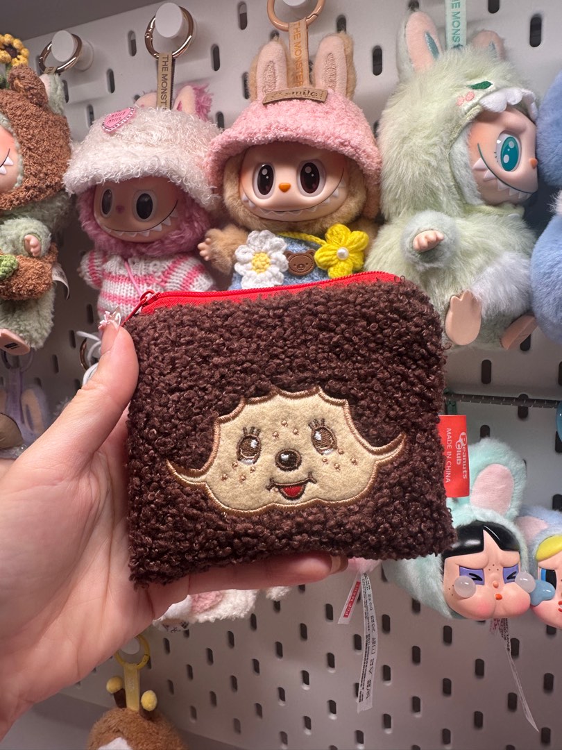 Rare Monchichi Pouch, Women's Fashion, Bags & Wallets, Wallets & Card ...