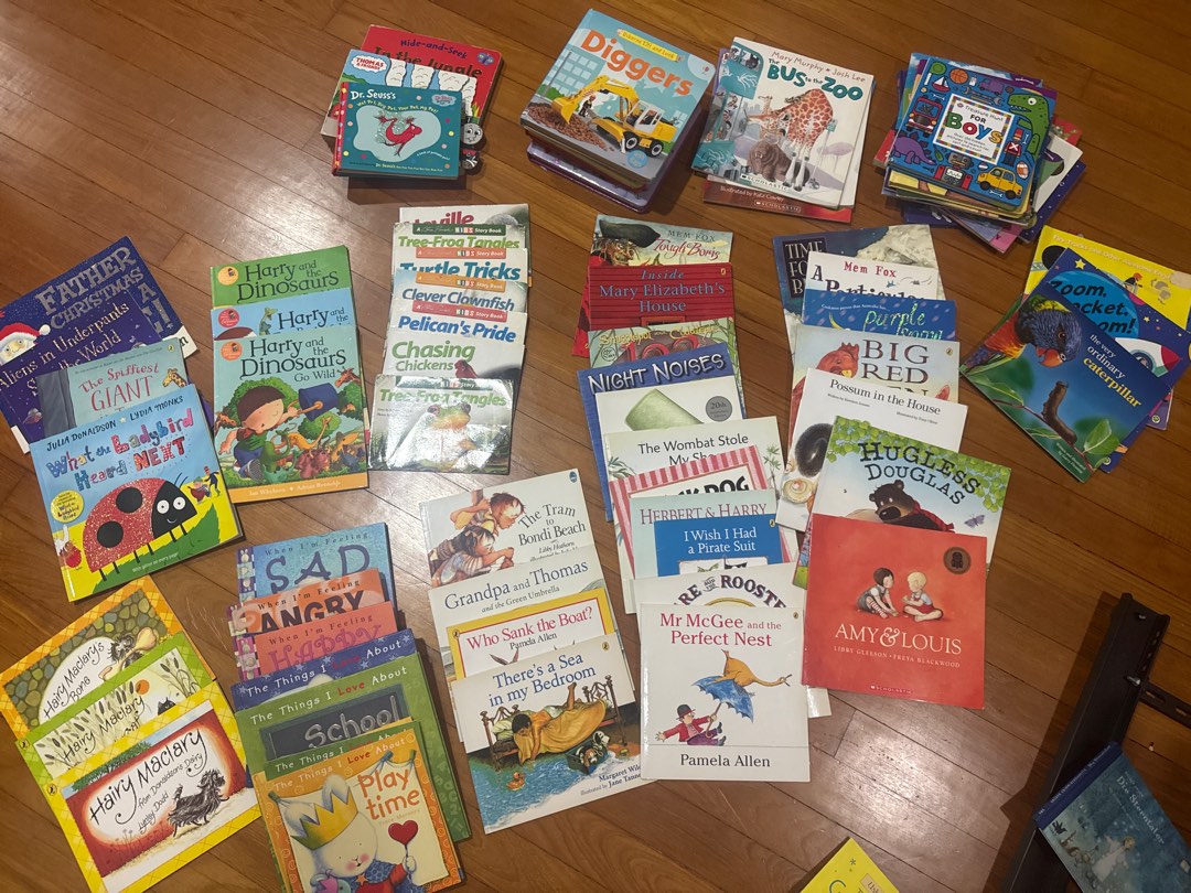 Ready made preschool library - over 50 well known English authors ...