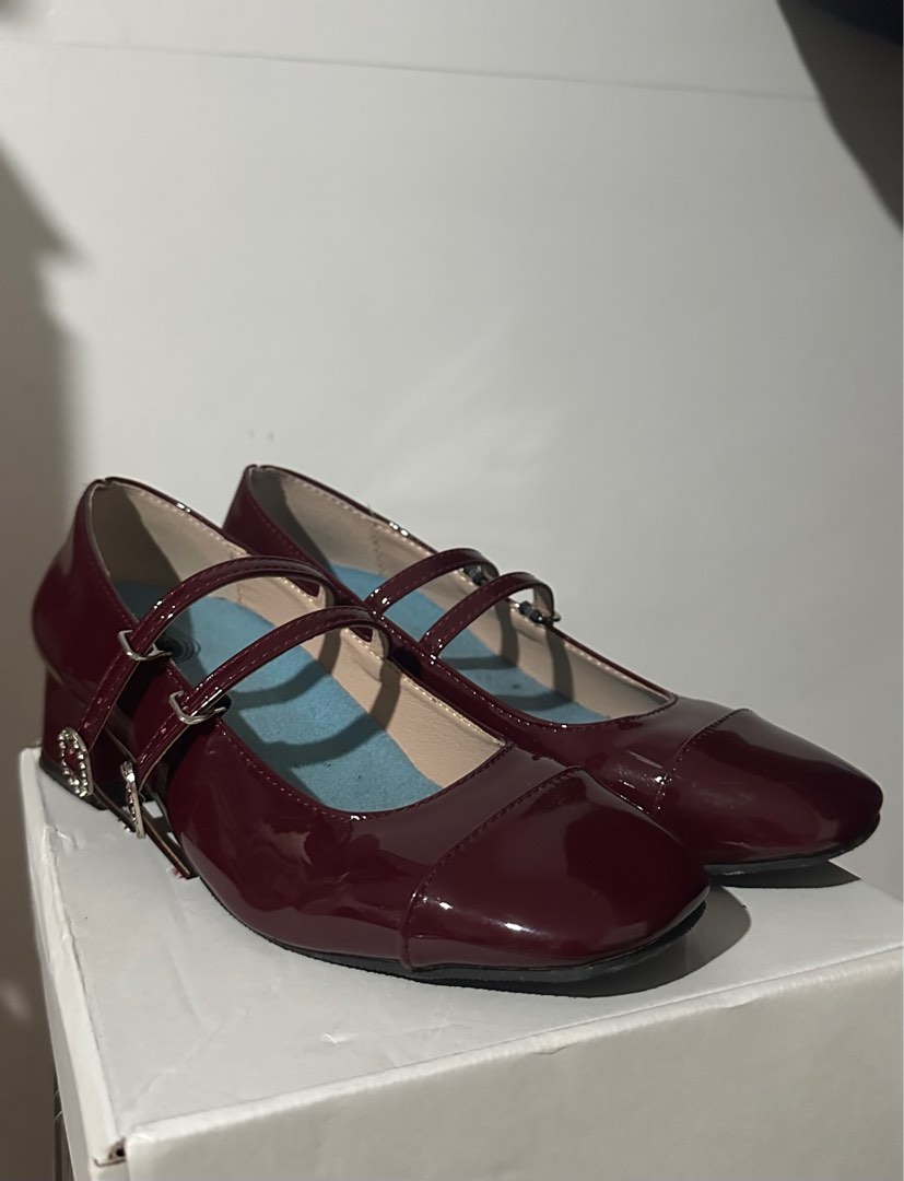 Red Mary Jane Heels, Women's Fashion, Footwear, Heels on Carousell