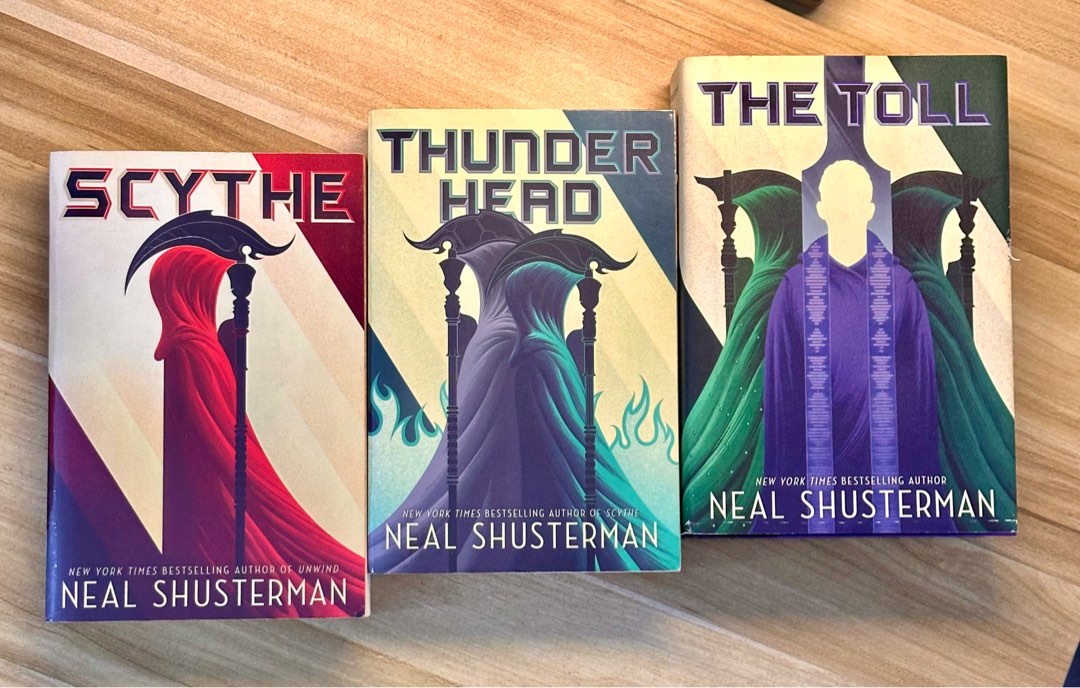 Scythe, Thunderhead, The Toll by Neil Shusterman, Hobbies & Toys, Books ...