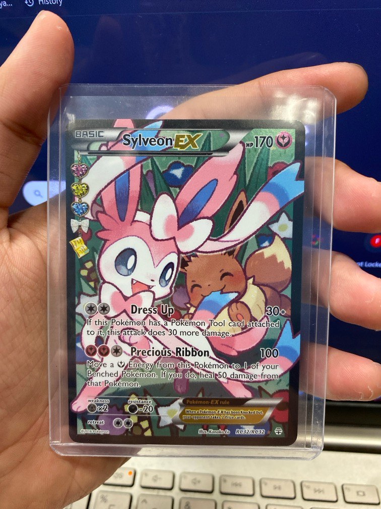 Sylveon EX #RC32 Generations, Hobbies & Toys, Toys & Games on Carousell