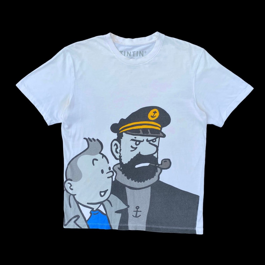 The Adventures of Tintin, Men's Fashion, Tops & Sets, Tshirts & Polo ...