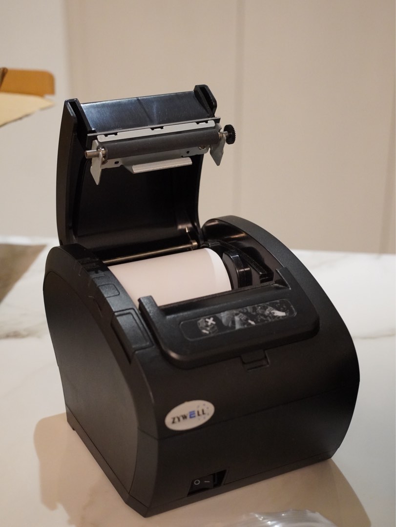 Thermal Printer receipt Zywell Zy307 LAN & USB Full Set, Computers ...