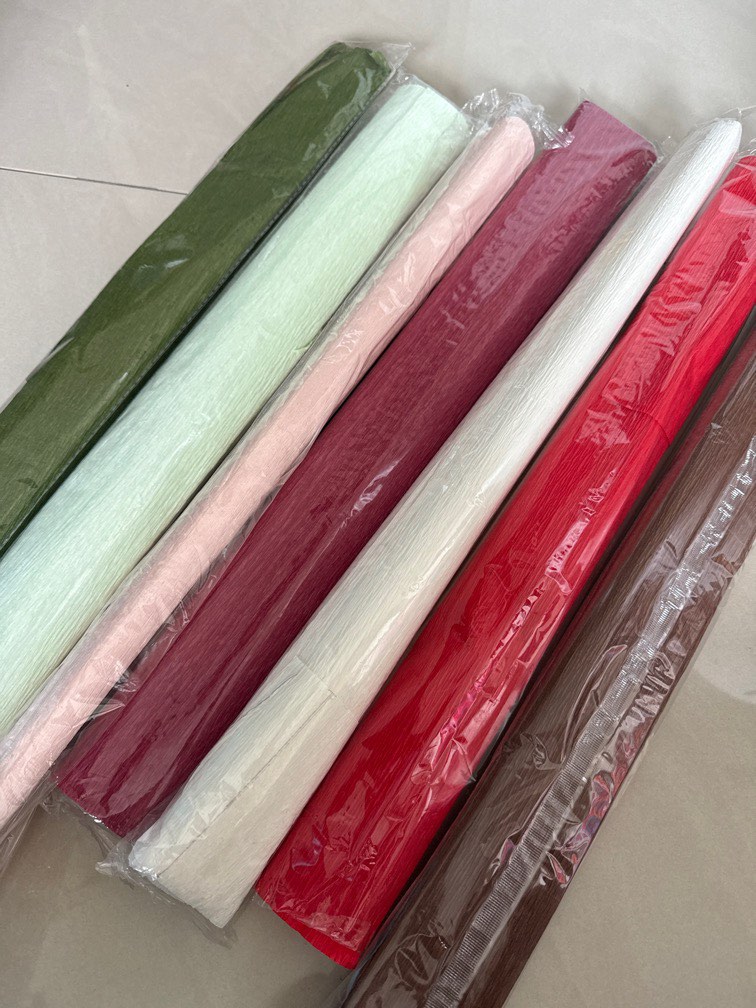 Thick Crepe Paper, Hobbies & Toys, Stationery & Craft, Handmade Craft ...
