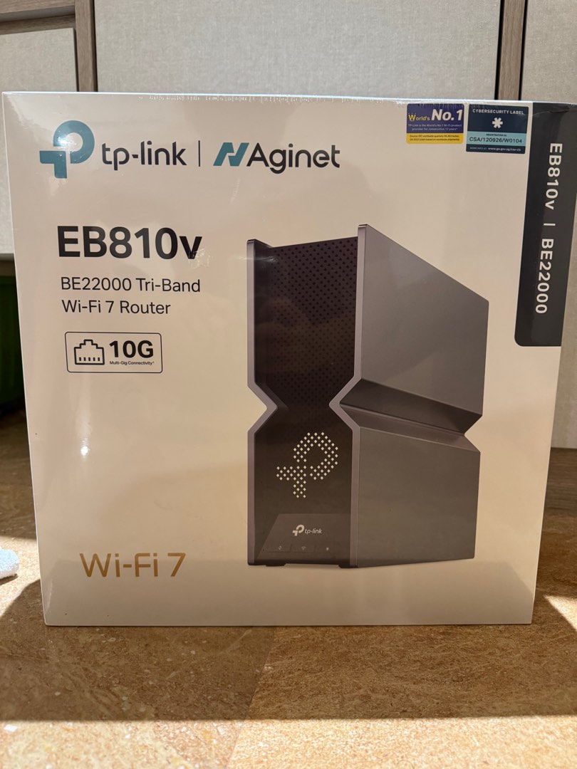 tp-link EB810V Wi-Fi 7 router BE22000 Tri-band, Computers & Tech, Parts ...