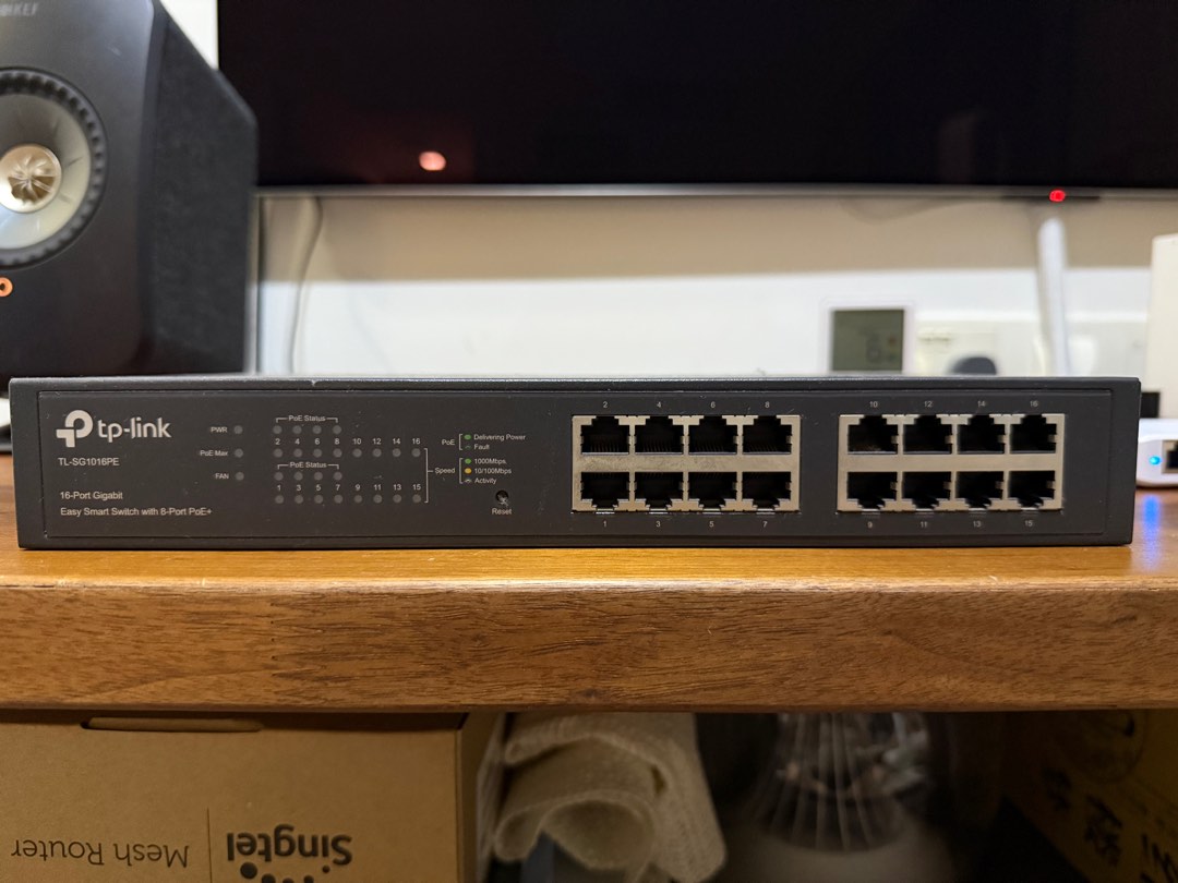 TP-Link TL-SG1016PE 16-Port GBE PoE Switch, Computers & Tech, Parts & Accessories, Networking on ...