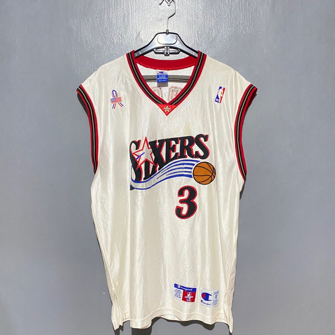 Vintage Allen Iverson Jersey, Men's Fashion, Coats, Jackets and ...