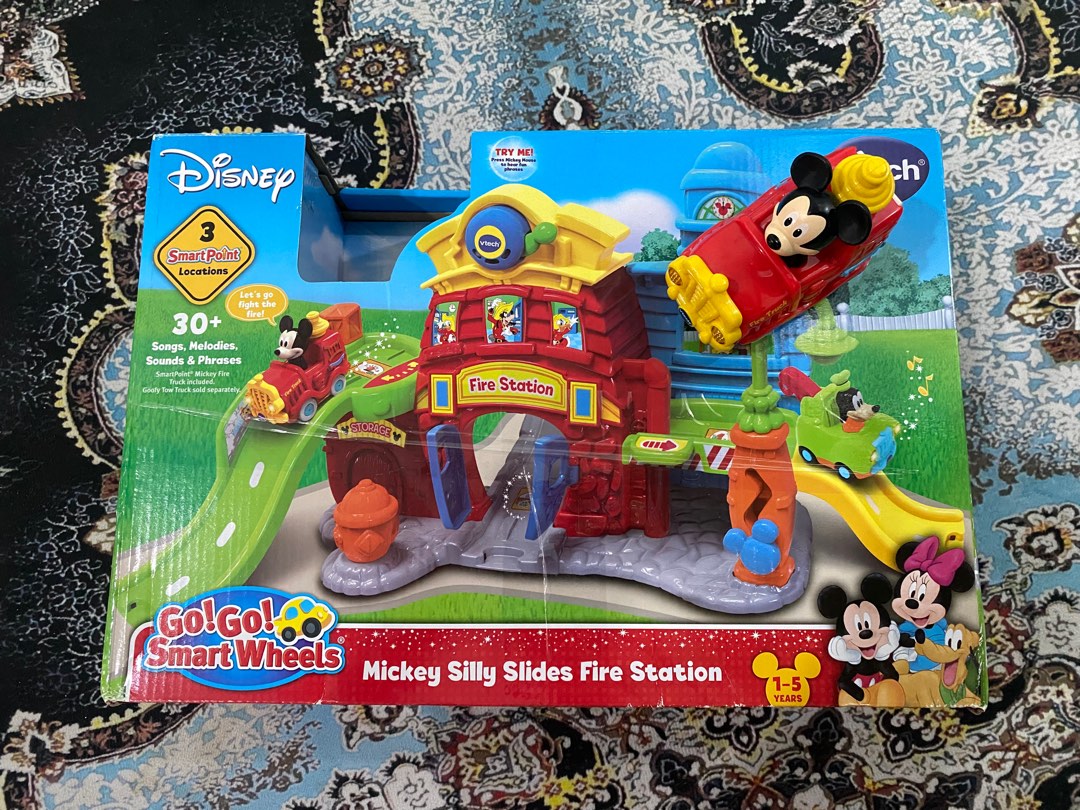 Vtech Mickey Silly Slides Fire Station Track, Hobbies & Toys, Toys ...