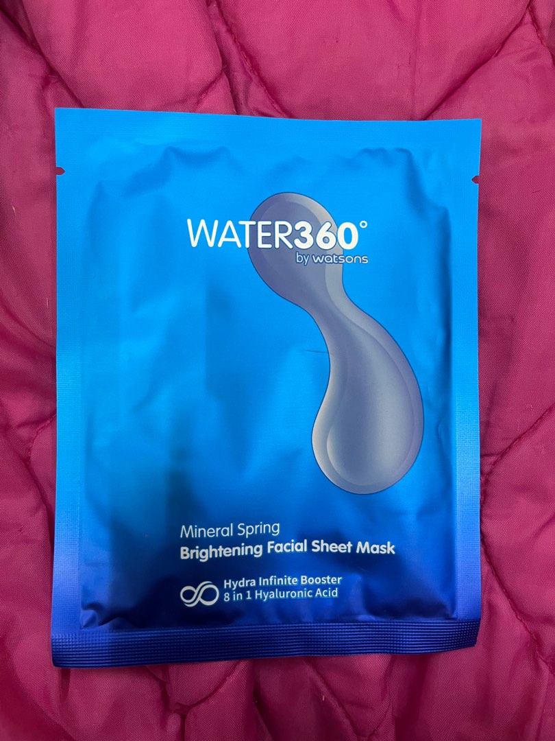 WATER360 BY WATSONS Mineral Spring Brightening Facial Sheet Mask 1s ...