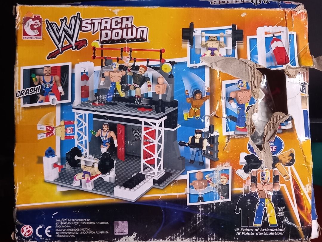 WWE Stack Down Train and Rumble Playset 21021 No Figure, Hobbies & Toys ...