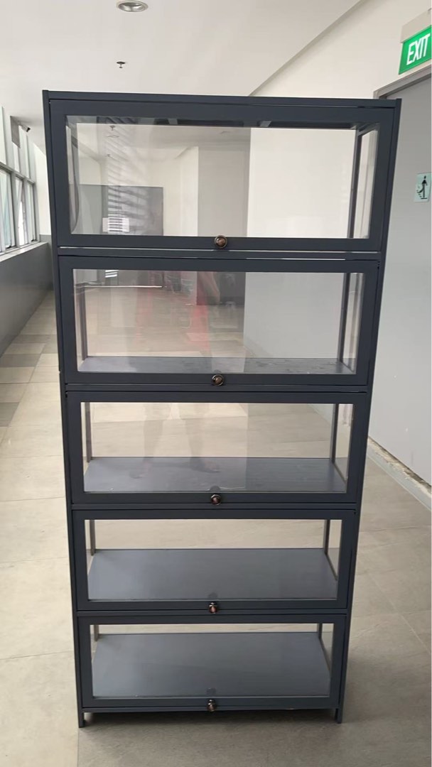 YOULITE All Sides Transparent Display Cabinet With Acrylic Filp Door ...