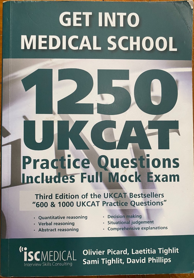 1250 UKCAT Practice Questions + Full Mock Exams, Hobbies & Toys, Books ...