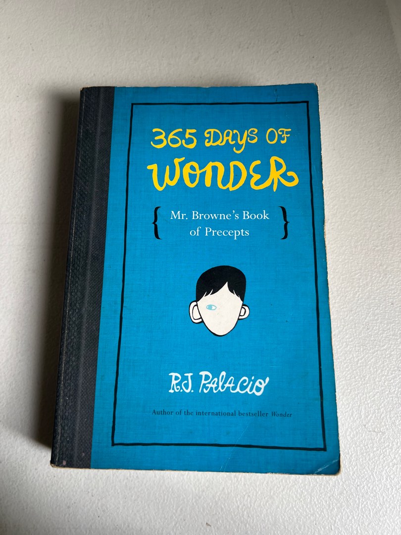 365 Days of Wonder by RJ Palacio (Self-help, Quotes, Inspirational ...