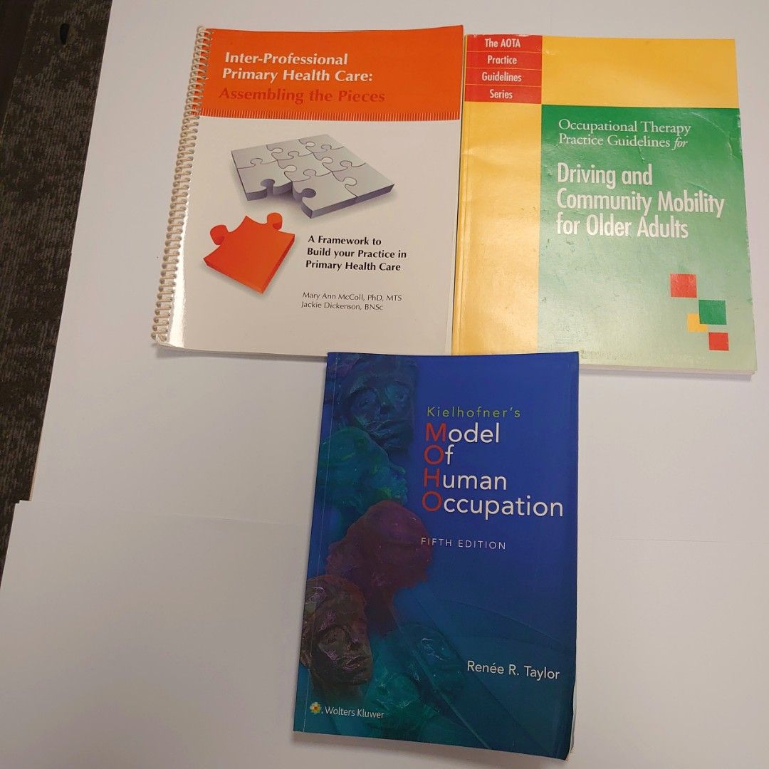 $8 each. Kielhofner's Model of Human Occupation. Occupational Therapy ...
