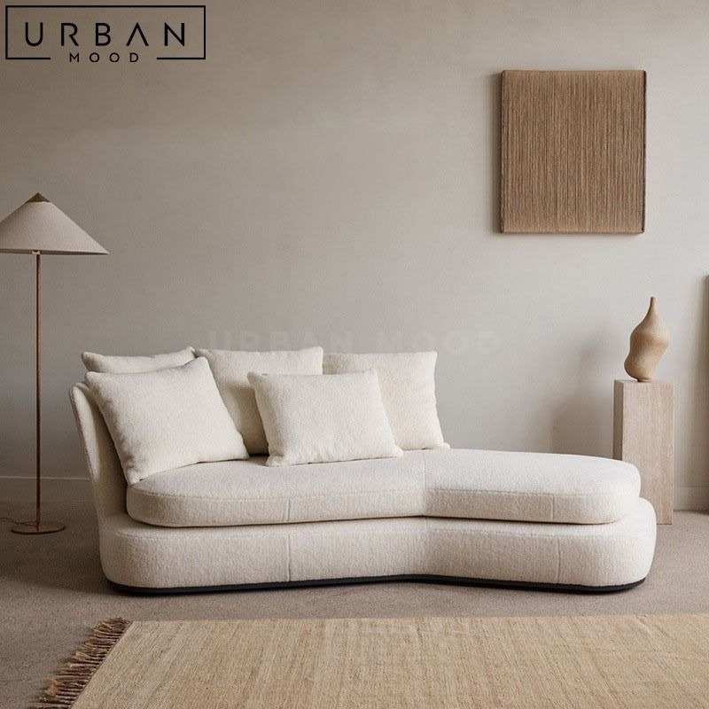 ANDR Modern Fabric Chaise Sofa, Furniture & Home Living, Furniture, Sofas on Carousell