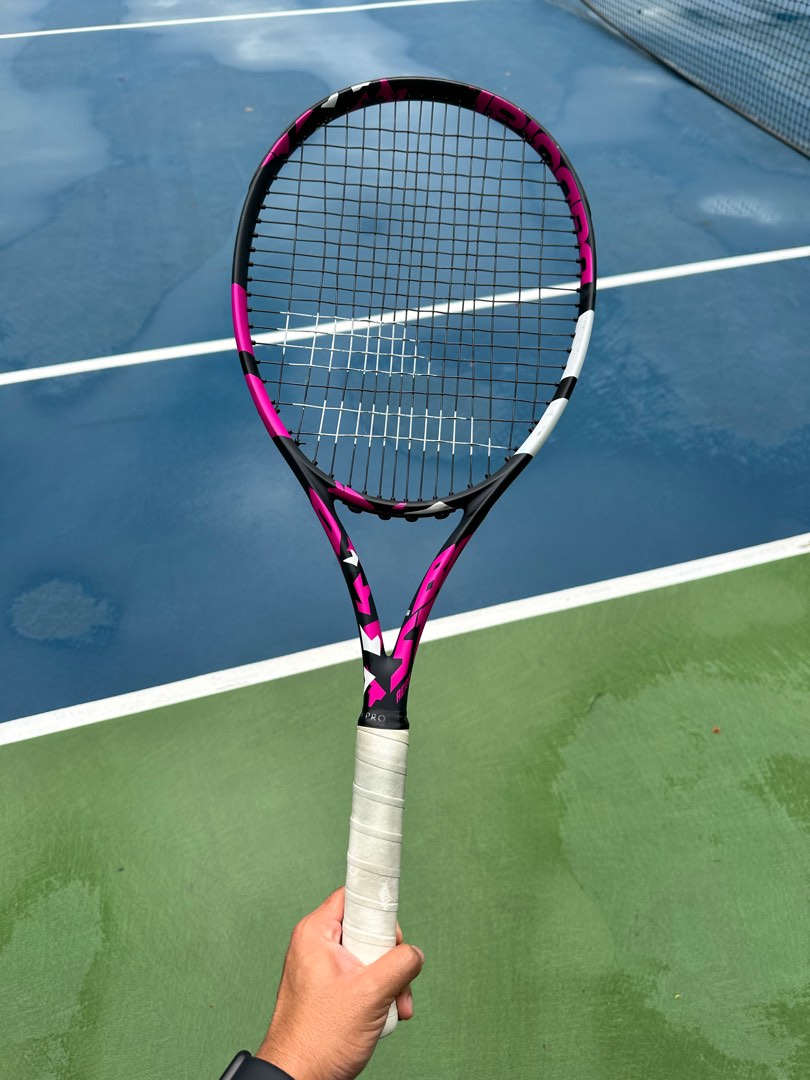 Babolat Boost Aero Pink Tennis Racket, Sports Equipment, Sports & Games ...
