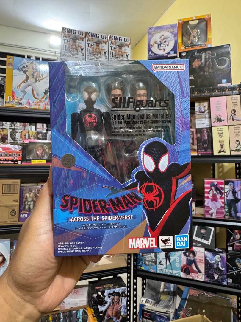 Bandai SHFiguarts SHF Spider Man Miles Morales (across the spider verse ...