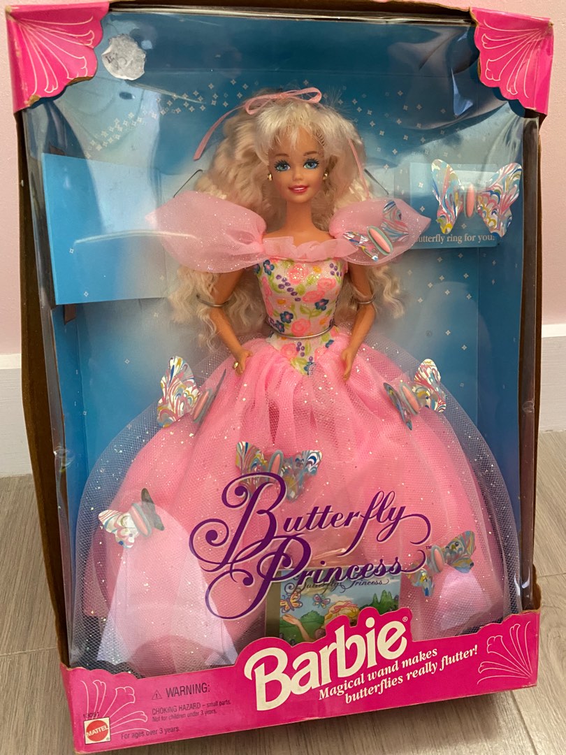Barbie Butterfly Princess (Rare), Hobbies & Toys, Toys & Games on Carousell