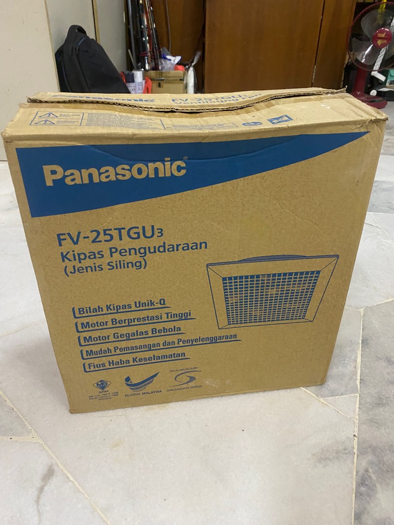 [BRAND NEW] Panasonic FV-25TGU3 Ceiling Ventilation Fan (Jenis Siling ...