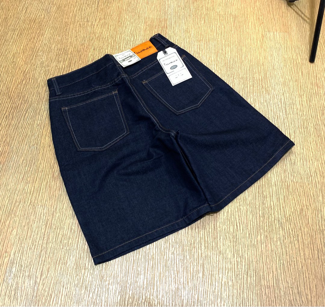 BRANDNEW RAW DENIM JORTS, Men's Fashion, Activewear on Carousell