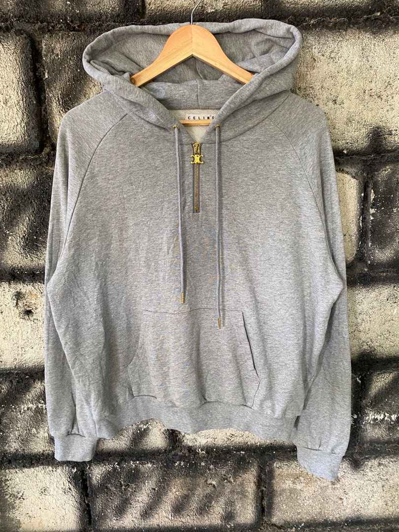 Celine Half Zip Hoodie, Men's Fashion, Coats, Jackets and Outerwear on ...