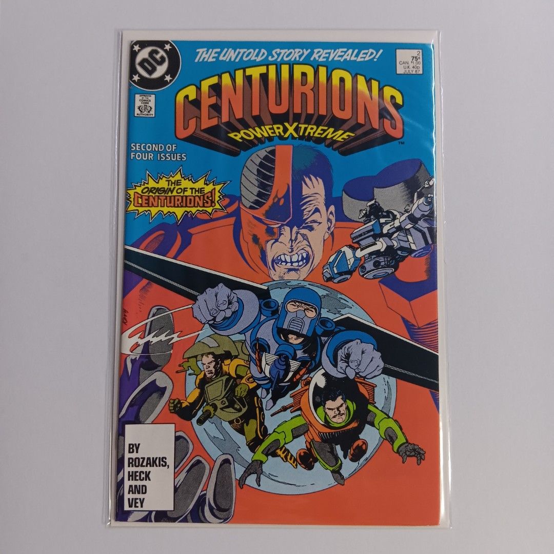 Centurions #1,2,3,4 (1987) Nearmints. Complete 4 issue story. High ...