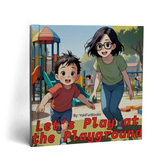 Children's Story Book - Let's Play At The Playground!, Hobbies & Toys ...