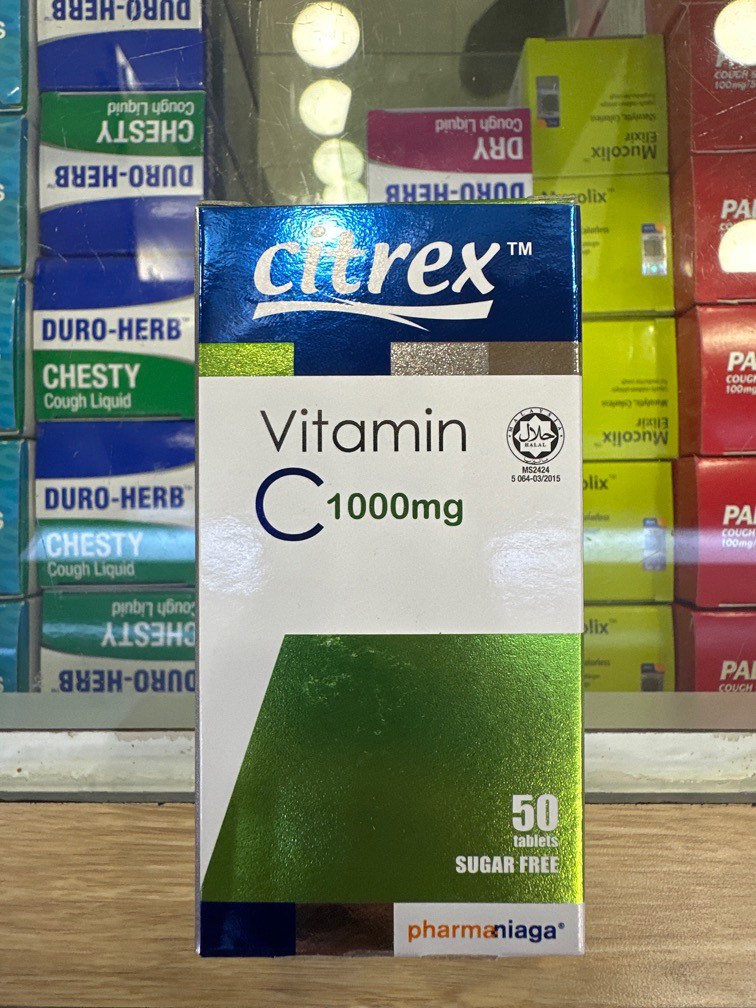 Citrex Vitamin C 1000mg, Health & Nutrition, Health Supplements ...