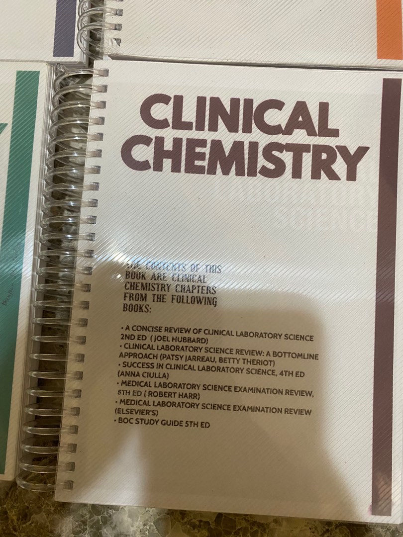 Clinical Chemistry (Medtech reviewer compilation), Hobbies & Toys ...