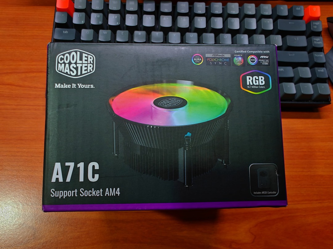 Cooler Master A71C RGB CPU Cooler – Brand New (Opened Only), Computers ...