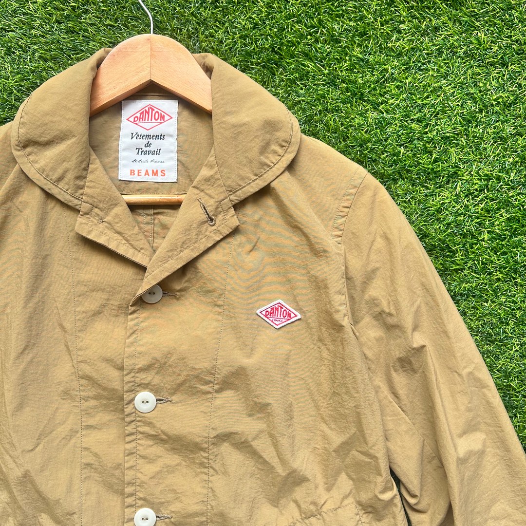 Danton x Beams Nylon Taffeta Coverall Jacket, Men's Fashion, Coats, Jackets and Outerwear on ...