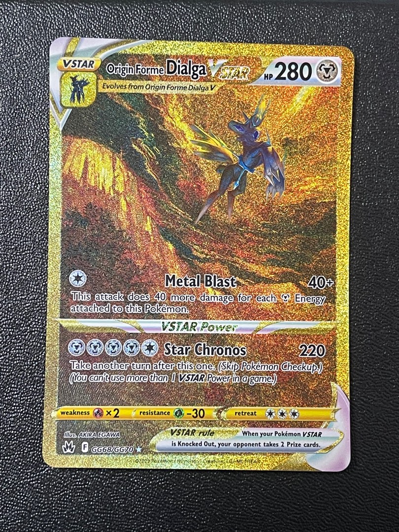 Dialga Vstar Gold, Hobbies & Toys, Toys & Games on Carousell