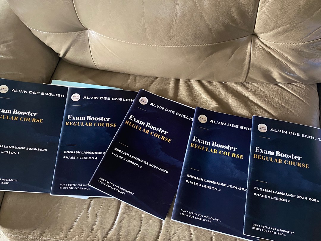 DSE ENGLISH ALVIN NOTES, 興趣及遊戲, 書本 & 文具, 教科書 - Carousell