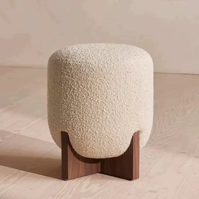 GAMO Modern Boucle Vanity Stool, Furniture & Home Living, Furniture ...