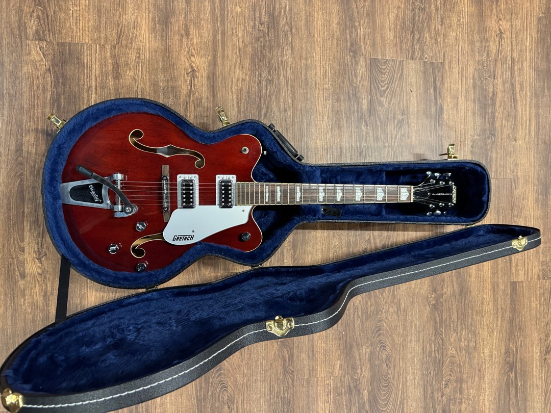 Gretsch G5422T Electromatic with Bigsby in Deep Wine Red with Ibanez ...