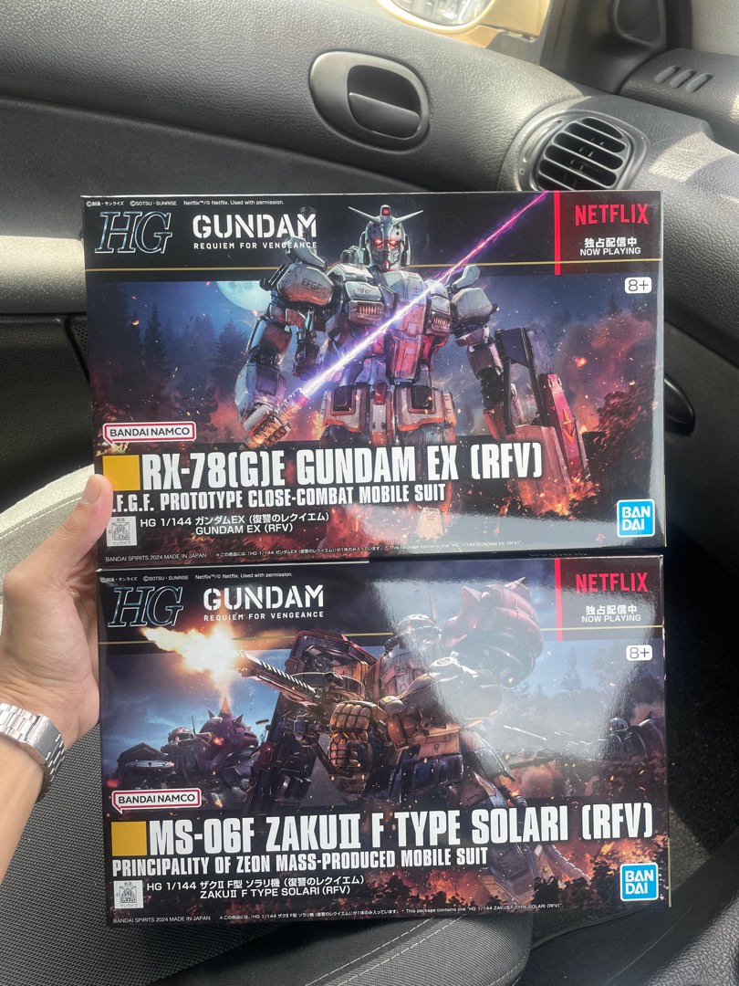 Gundam Ex dan Zaku Solari (Netflix), Hobbies & Toys, Toys & Games on ...