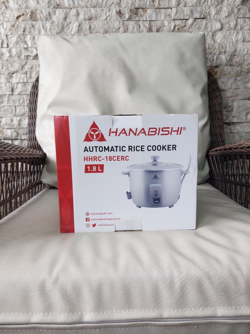 HANABISHI Rice Cooker, Furniture & Home Living, Furniture, Other Home ...