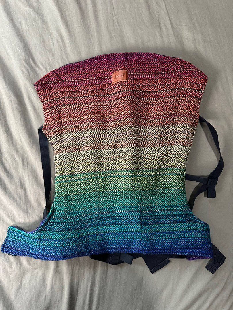 HBC Happy Baby Carrier Rainbow HEARTS loom OG, Babies & Kids, Going Out ...