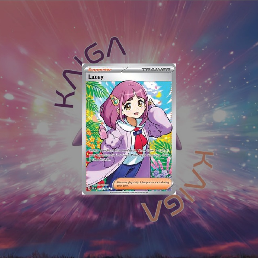 [Lacey] Pokemon TCG Stellar Crown Trainer, Hobbies & Toys, Toys & Games ...