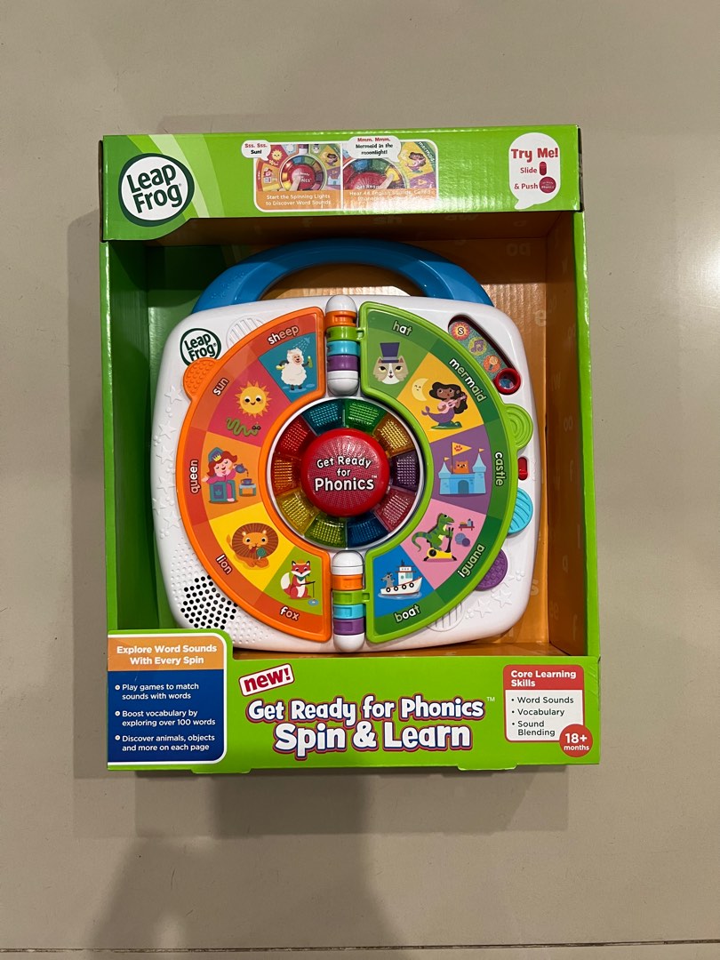 Mainan anak Leap frog Phonics Spin & Learn ELC mothercare, Bayi & Anak ...