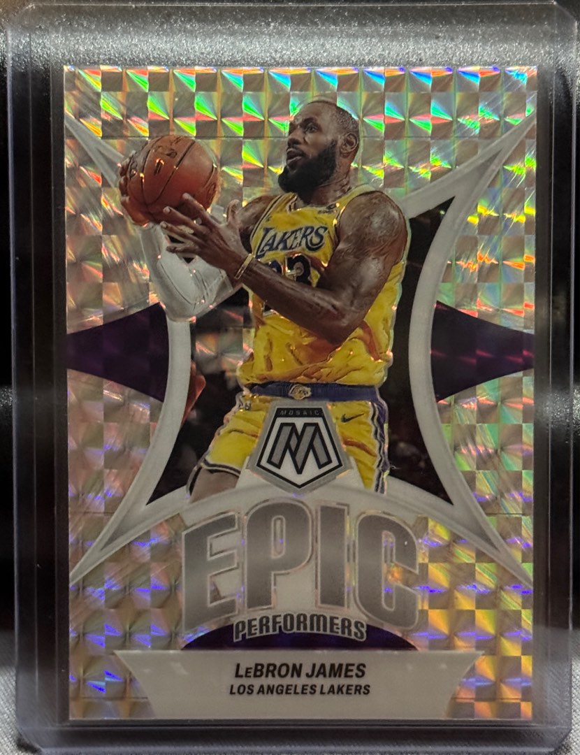 Lebron James Epic Performers Silver Mosaic #2 Nba Card, Hobbies & Toys ...