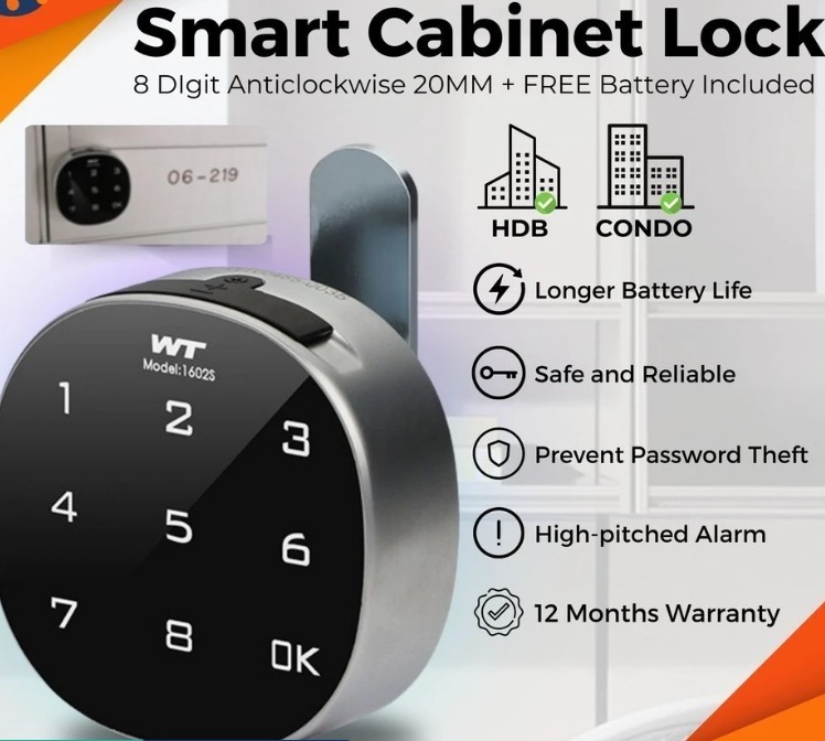 Letter Box Digital Lock WT Letterbox Keyless Mailbox 20mm HDB for Condo ...