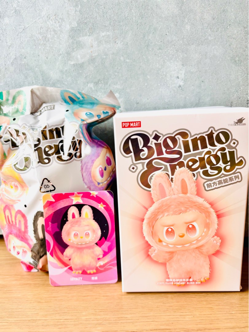 LOYALTY Labubu V3- THE MONSTERS Big into Energy Series-Vinyl Plush ...