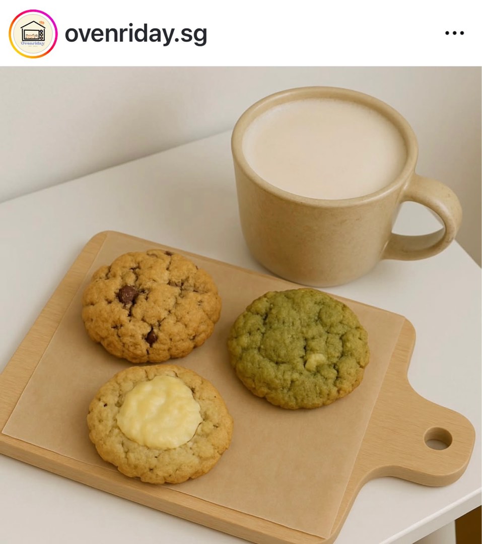Macha white chip macadamia cookies| original chocolate chip| earl grey ...