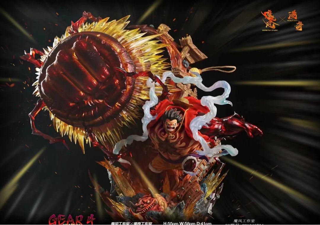 ManQi Studio - Hot GK One Piece Monkey D. Luffy Gear Fourth Boundman ...