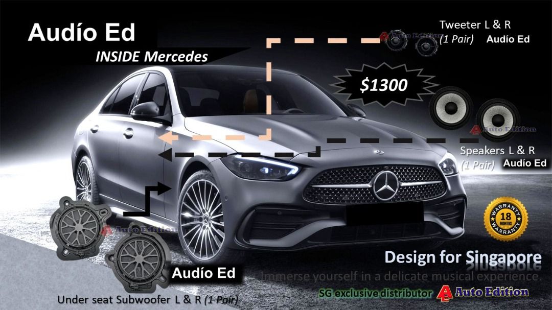 Mercedes Plug & Play - Speakers, Car Subwoofer & DSP Amplifier ...