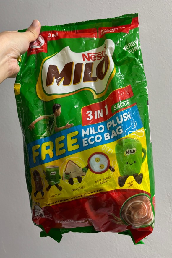 Milo peng plushie with 3-in-1 milo sachets, Hobbies & Toys, Toys ...