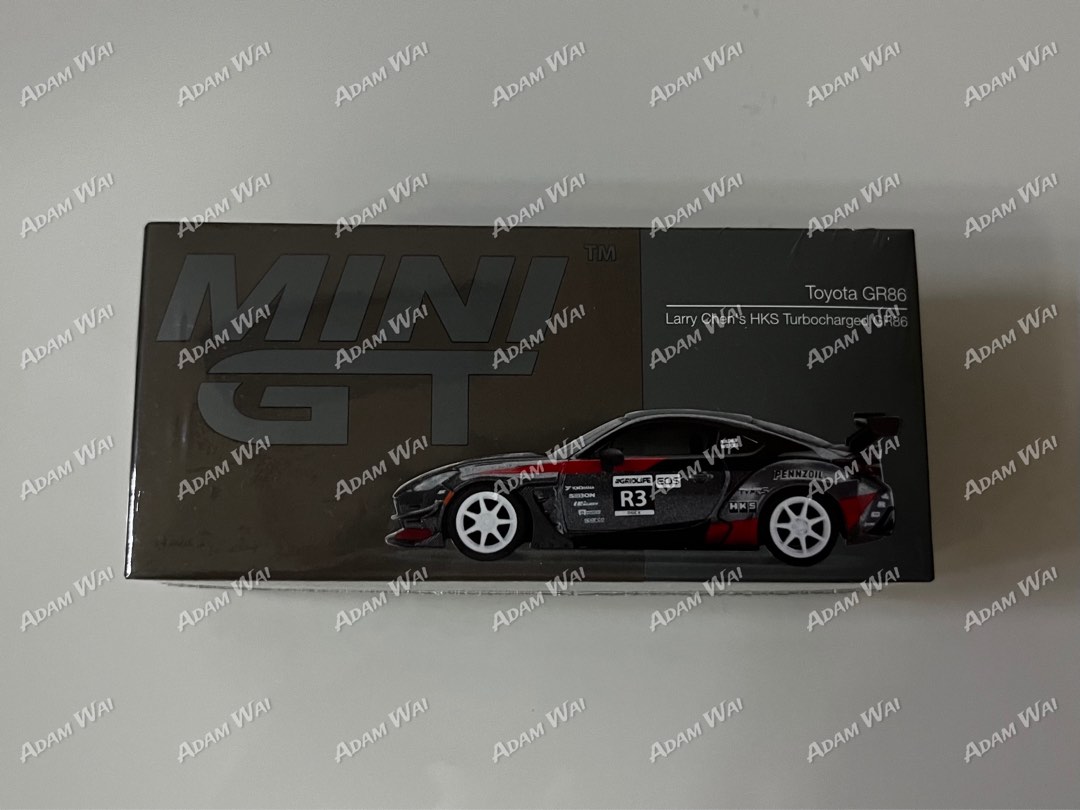 Mini GT Toyota GR86 Larry Chen's HKS Turbocharged GR86 LHD MGT00820-L ...