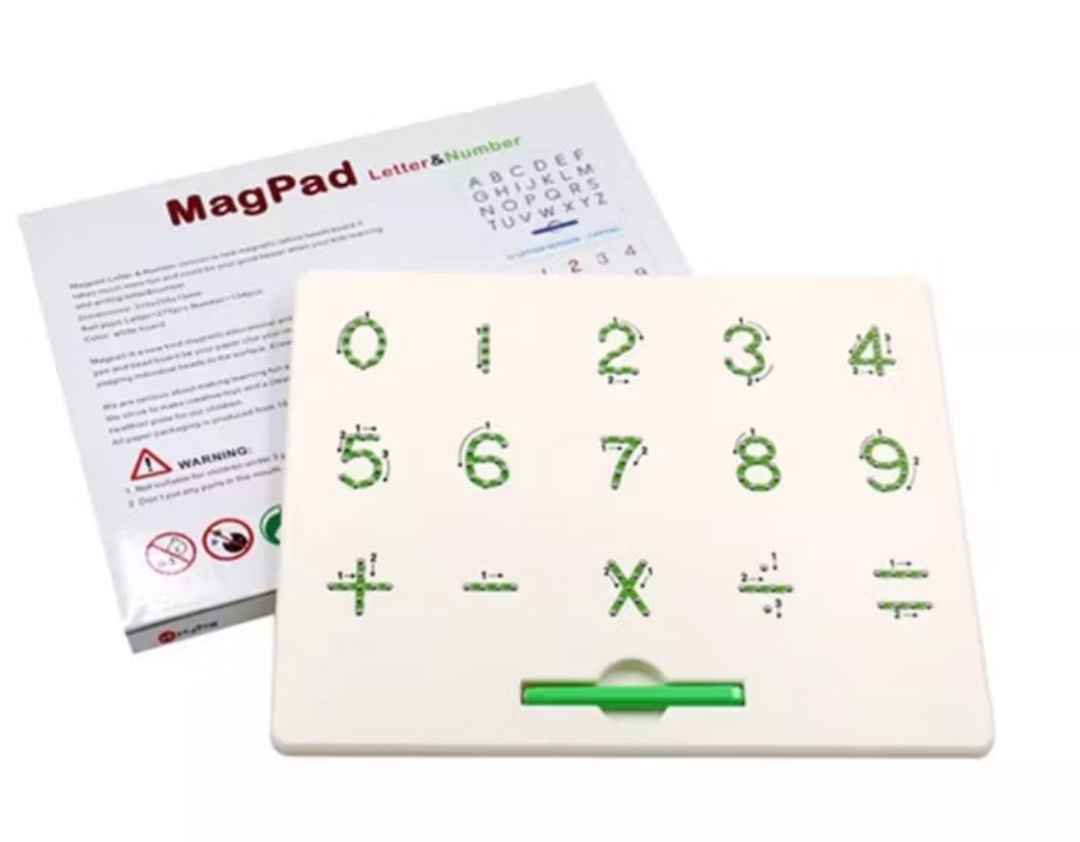 Montessori magnetic number tracing board, Hobbies & Toys, Toys & Games ...