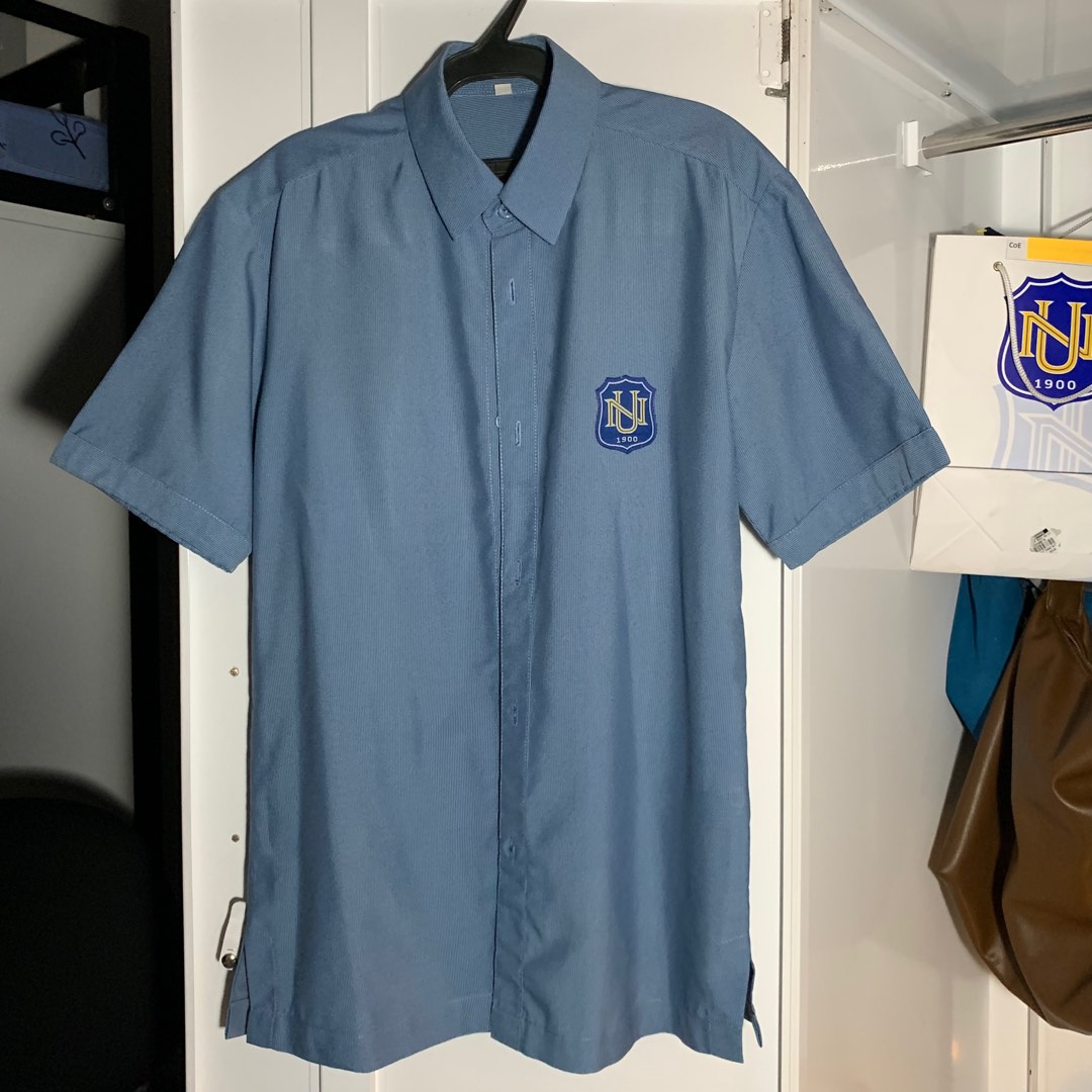 National University NU Uniform (Mens), Men's Fashion, Tops & Sets, Tshirts & Polo Shirts on ...
